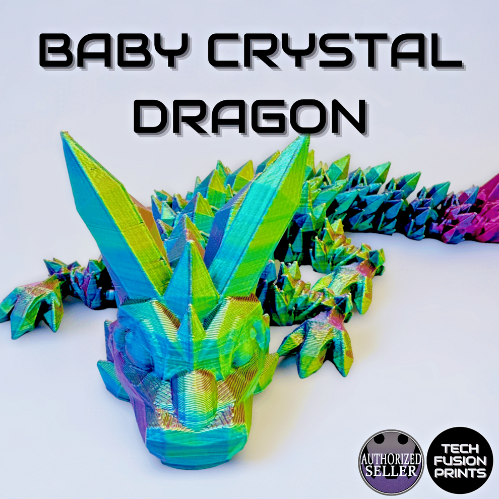 Baby Crystal Dragon (Cinderwing Official 3D Printed) – Tech Fusion Products
